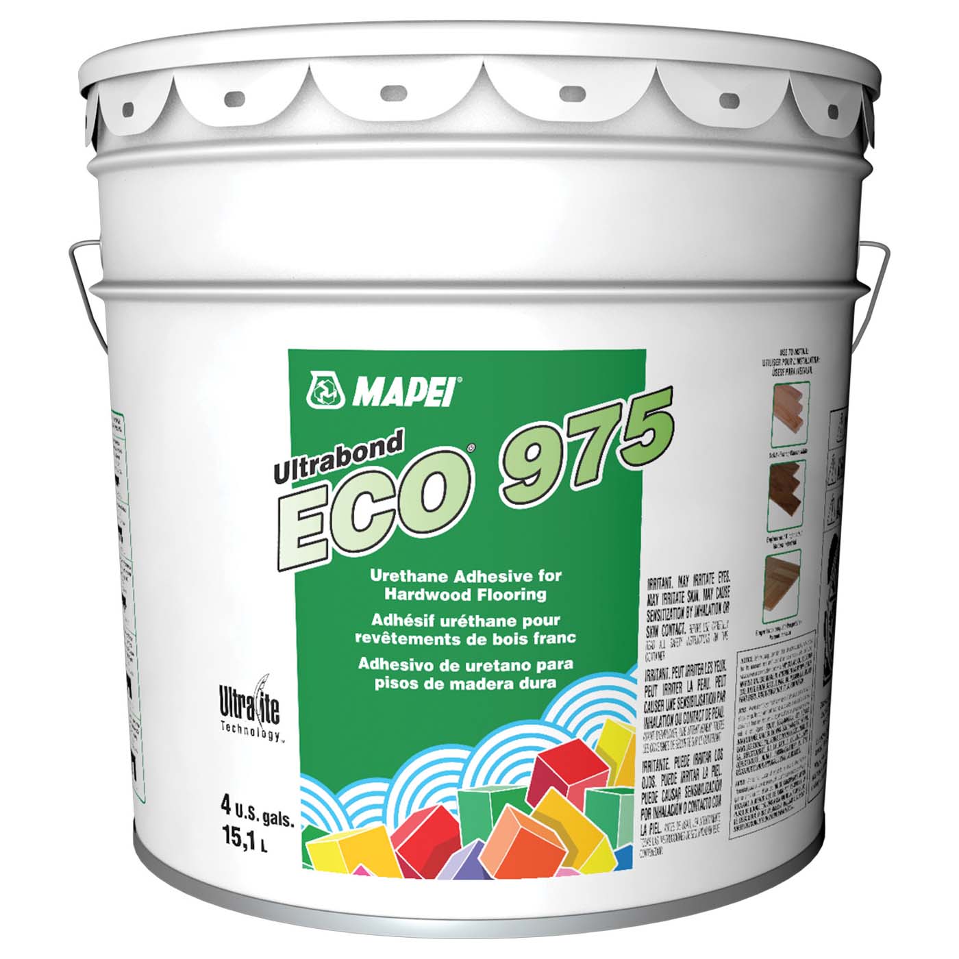 Mapei Ultrabond Eco 975 Standard Urethane Adhesive for Hardwood Floors – Pelletier Déco Surfaces