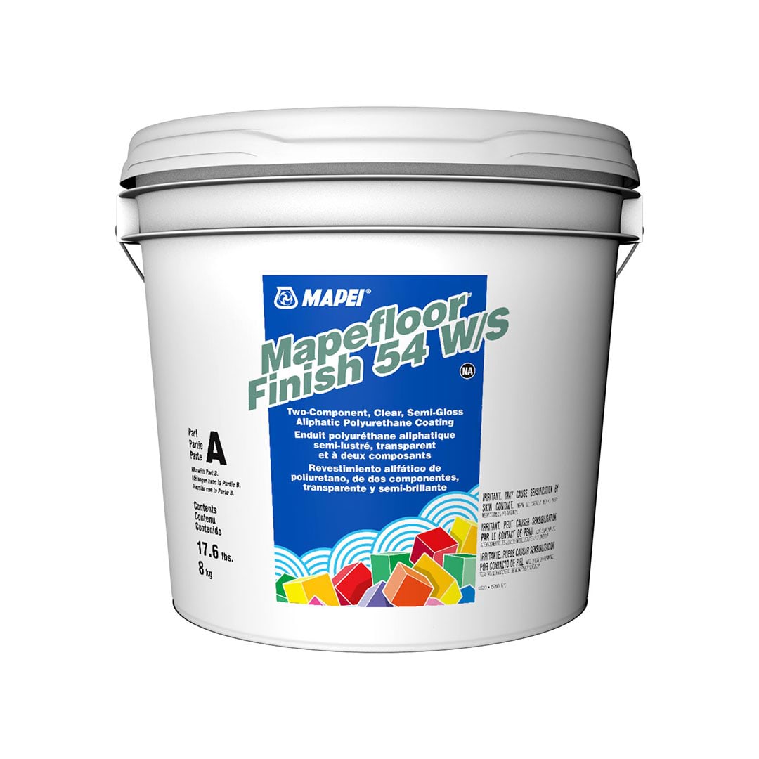 Mapei Polyurethane Coating Mapefloor Finish 54 W/S NA Part B Semi-Glos ...