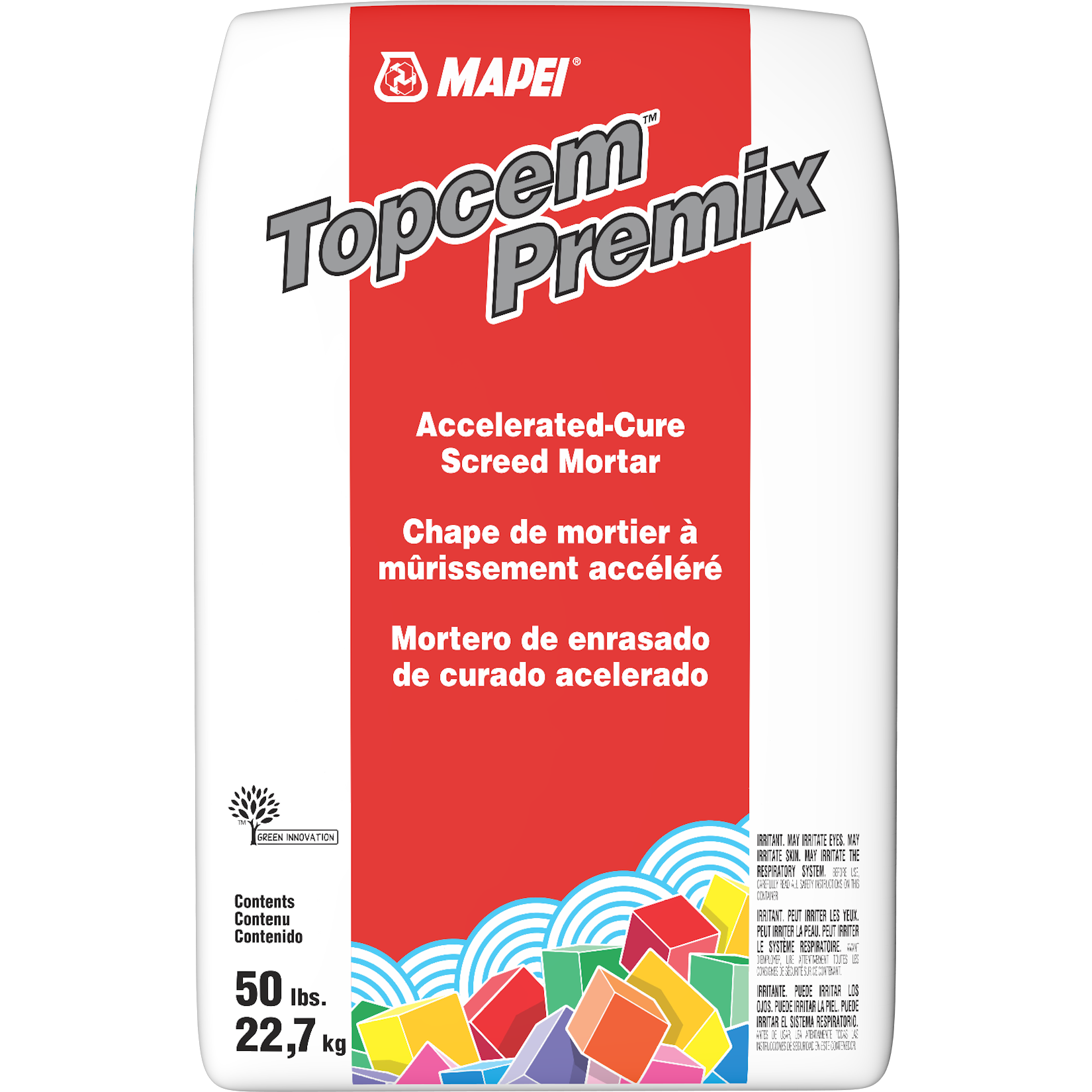 Mapei Topcem Premix Fast-curing mortar screed – Pelletier Déco Surfaces