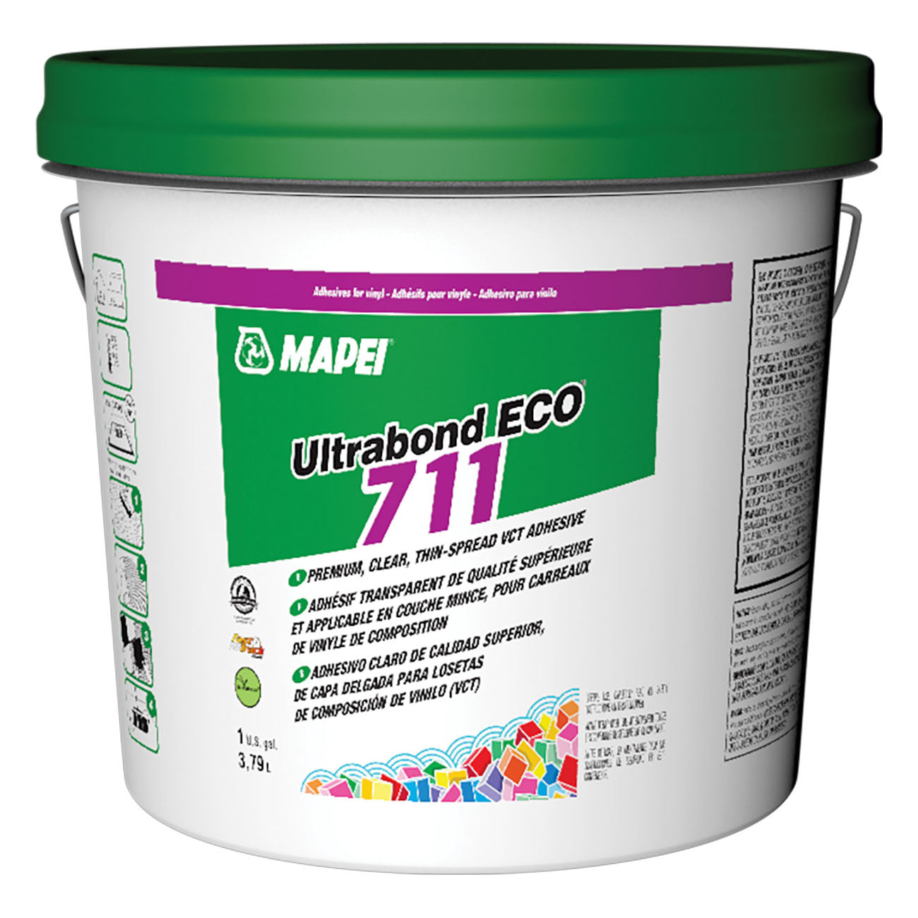 Mapei Ultrabond ECO 711 Adhésif transparent pour vinyle de composition ...